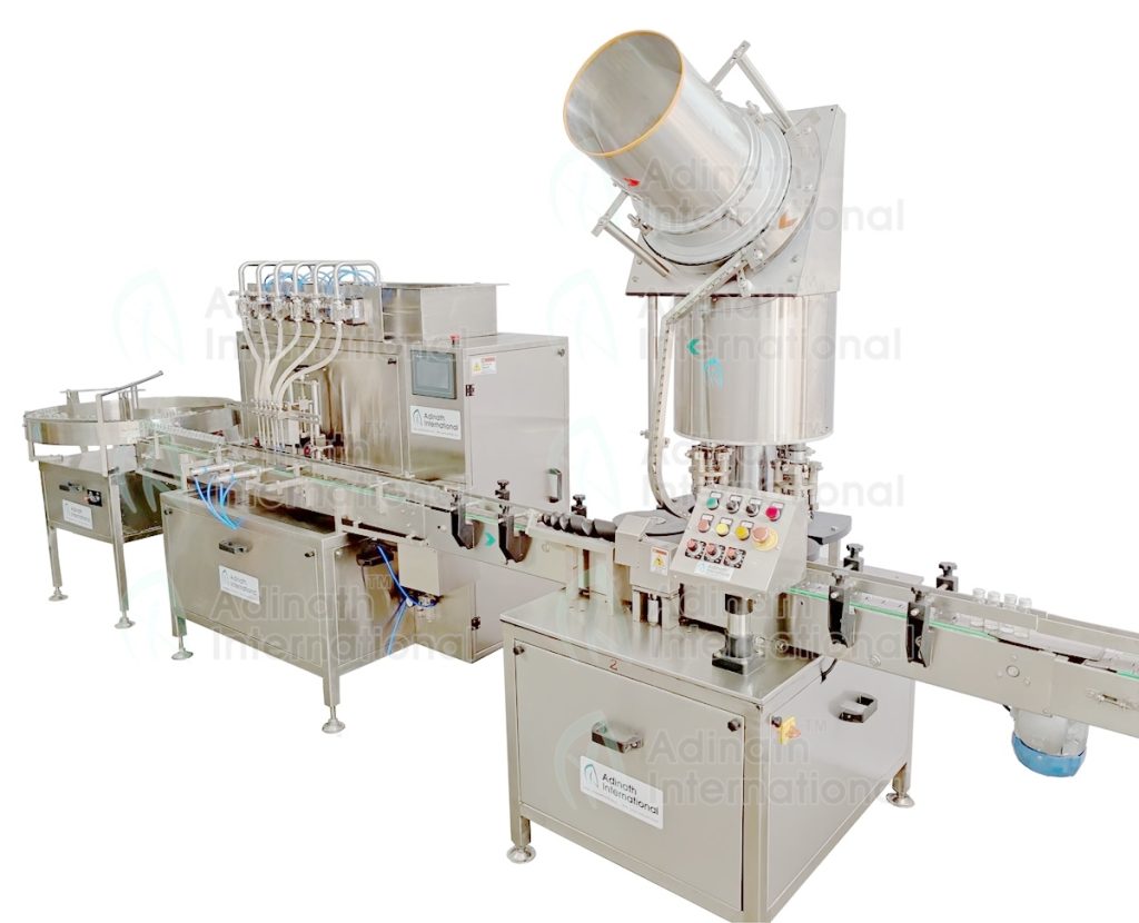 Bottle Filling, Capping & Labeling Line