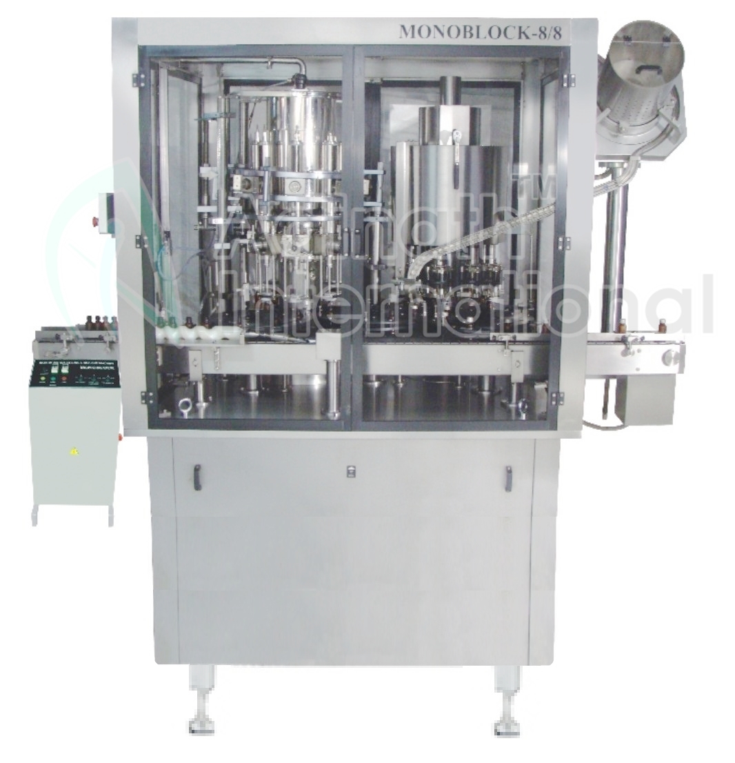 Monoblock Rotary Liquid Filling & Capping Machine