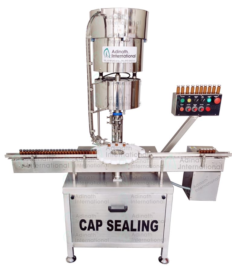 Single Head Vial Cap Sealing Machine